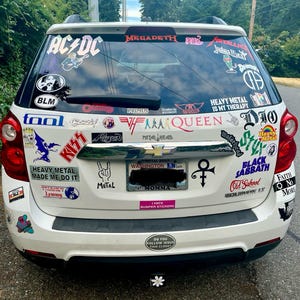 Rock/metal Hand Sign Decal Sticker - Etsy