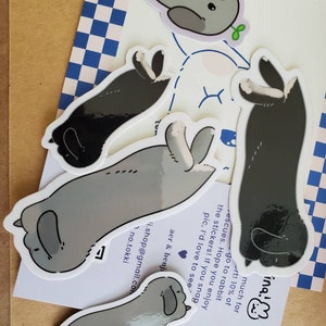 Lop Bunny Sploot Sticker, Waterproof Vinyl Sticker, Perfect for Water ...