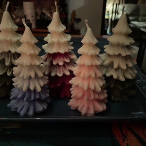 Large Size Cute Christmas Tree Candle Christmas Candle Christmas Home ...