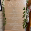 Dinner Menu Sign, Wedding Dinner Menu, Wedding Menu Sign, Modern Menu ...