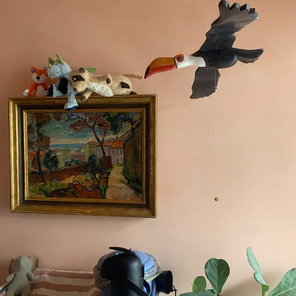 American Bald Eagle Mobile Bird Detailed Hand Carved Bald Eagle Bird ...