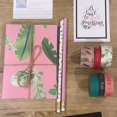 Floral Decorated Envelope Set - Etsy