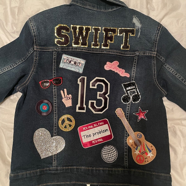 Boys Letter Patch Jean Jacket | Name Patch Jacket | Toddler Boys Custom ...