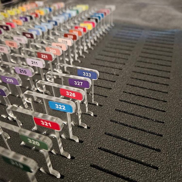 DMC Floss Labels - Solid Color, Floss Image and White. - Etsy