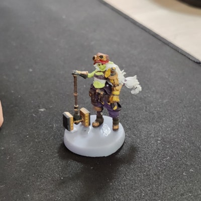 Quart Goblin Wizard 32 Mm Resin Miniature Twin Goddess - Etsy