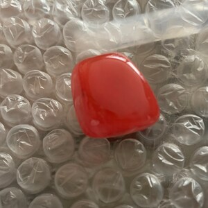 Strawberry Obsidian TUMBLED Strawberry Obsidian Glass Stone Heart ...