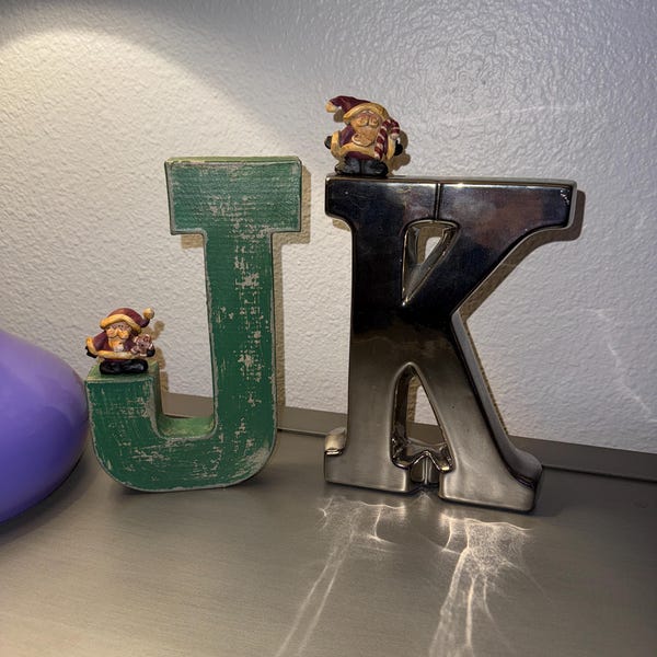 Letter N in Mustard Yellow ~ Sturdy Paper Mache Letter ~ Twelve Inch ...