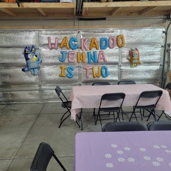 Wackadoo They're Two Custom Name Letter Balloon Kit 2nd Birthday Party ...