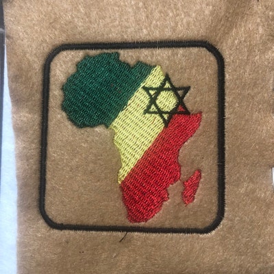 Africa Embroidery Design. Africa Continent Filled Stitch Embroidery ...