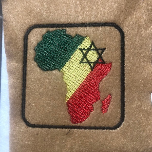 Africa Embroidery Design. Africa Continent Filled Stitch Embroidery ...