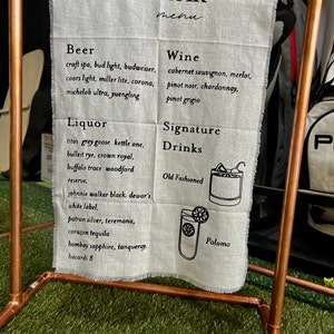 Linen Fabric Baby Shower Sign Baby in Bloom - Etsy