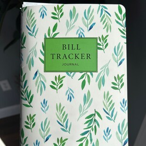 Planner Undated Bill Tracker Journal Organizer Budget Book Payments ...