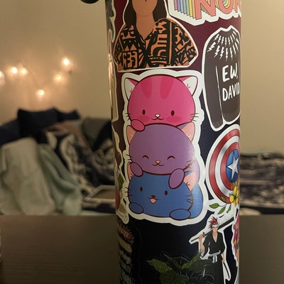 Kawaii Cats Bi Pride Sticker Cute Pride Cat Sticker for Laptop ...