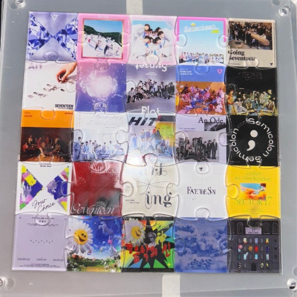 Kpop Group A Male Album Puzzle Acrylic Display (personalise) Nct Dream ...