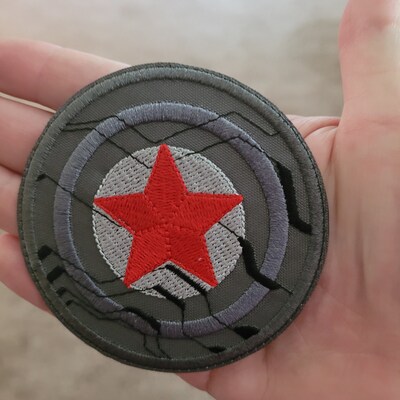 Winter Solider, Bucky Barnes, Arm Emblem Iron-on Embroidered Patch ...