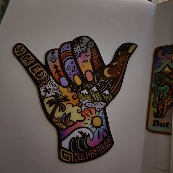 STOKED // Weatherproof Outdoor Sticker // Vinyl 4" - Nature, Exploring ...