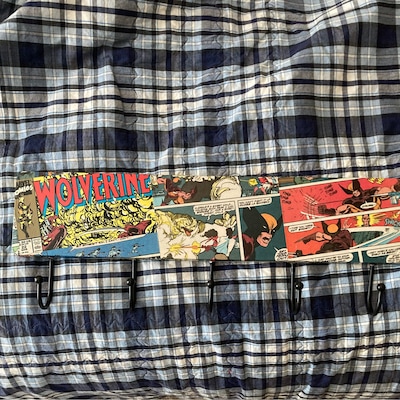 Custom Superhero Wall Coat and Hat Rack Choose Your Character Wall Rack ...