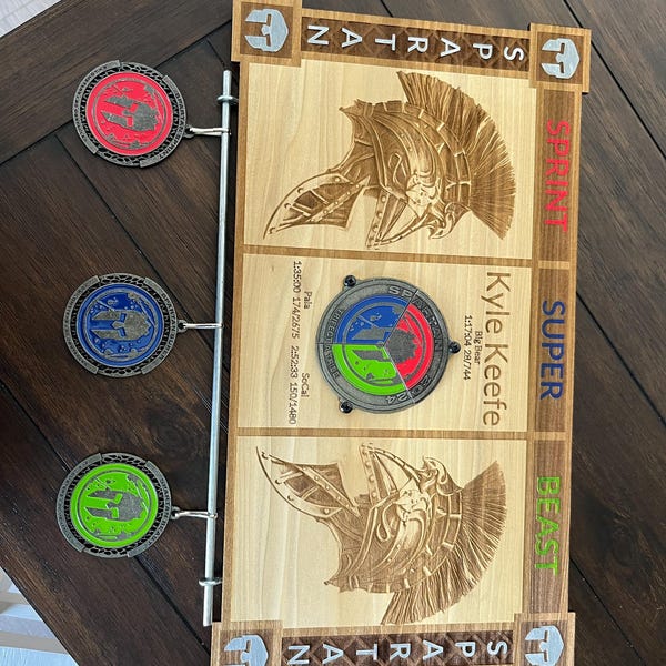 Spartan Trifecta Weekend Desk Top Tower - Etsy