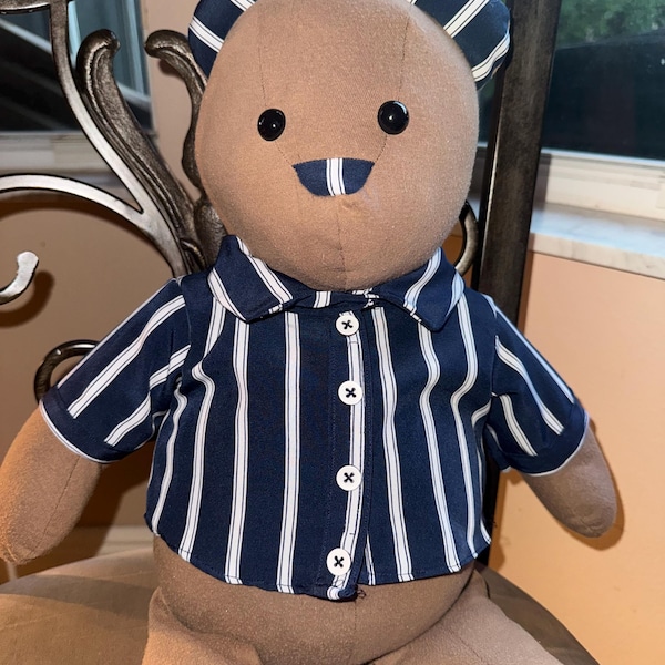 TEDDY BEAR SHIRT Pdf Pattern Fits 15-18 Inch Teddy Bears Such as Build ...