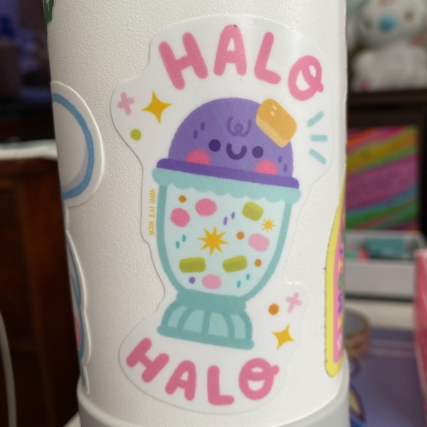Halo Halo Vinyl Sticker - Kawaii Food Sticker - Filipino Food Sticker ...