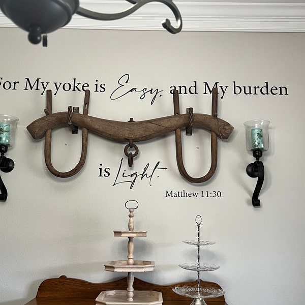 Custom Wall Decal | Personalized Vinyl Sticker, Bible Verse, Lettering ...