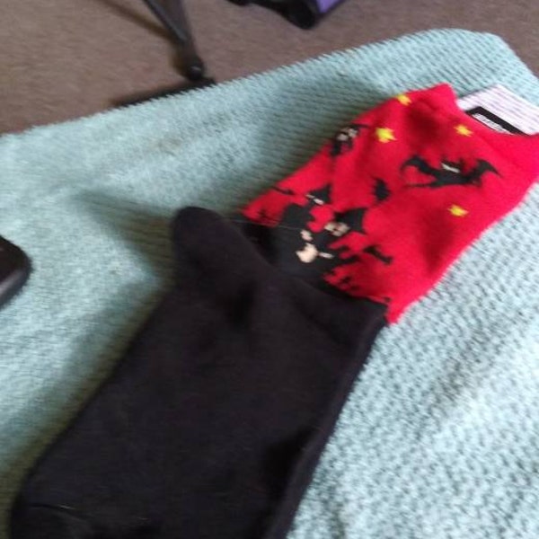 Cherry Patterned Socks. Cute Fruit Print Socks. Unisex Cherry-themed ...