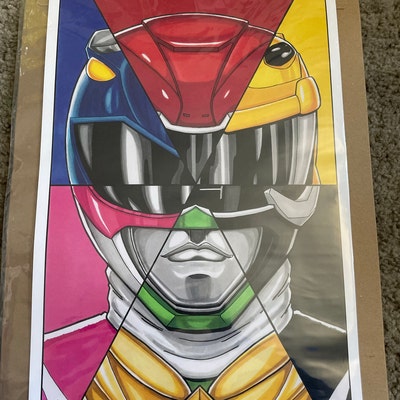 Power Rangers 6-way Portrait 11x17 Fine Art Print - Etsy