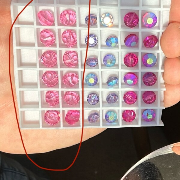 12mm, Vitrail Light, Art 5300, Round , Fancy Tipped Bead, 12 Beads, 72 ...