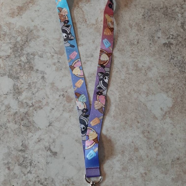 Wash Your Paws - Raccoon Lanyard - Lanyard, Cute Lanyard, Ice-cream ...