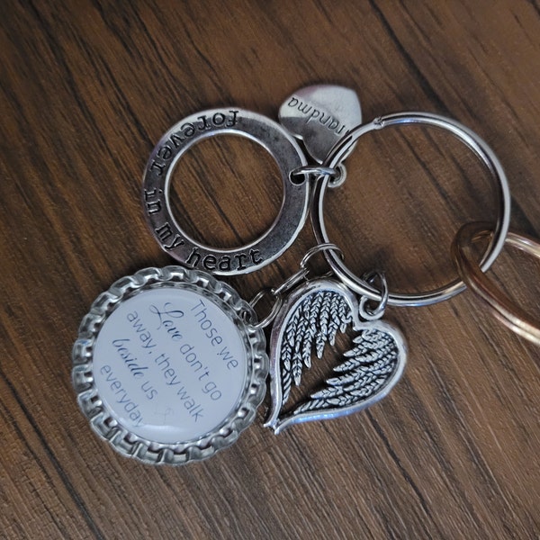 Memorial Keyring - Memorial Photo Gift - Custom Memorial Gift ...