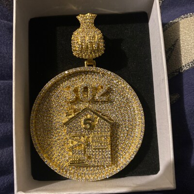 Small Polo Horse Pendant / Unique Pendant / Two Tone Plated Silver ...