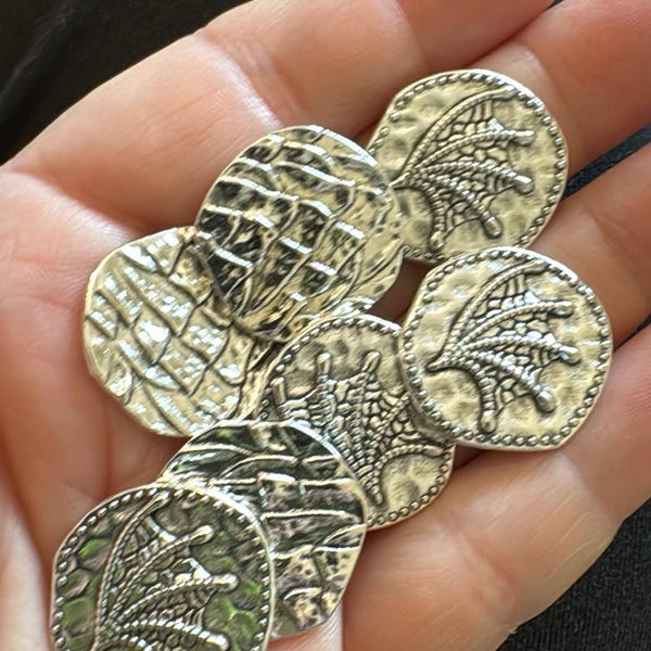 40x Dragon Coins in 3 Different Colors, Metal Token Upgrade for Board ...