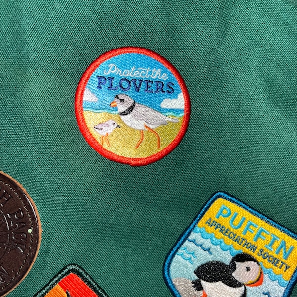 Protect the Plovers Iron-on Patch (with Optional Membership Kit) - Etsy
