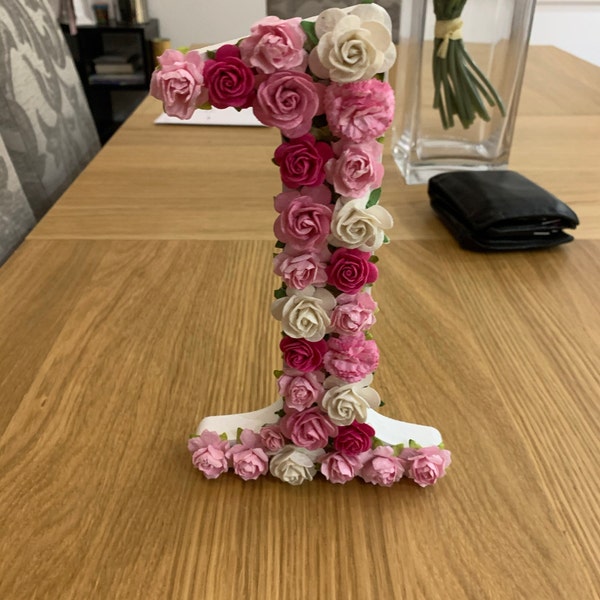 Floral Number • Free Standing • Cake Smash • Number Gift • Birthday ...