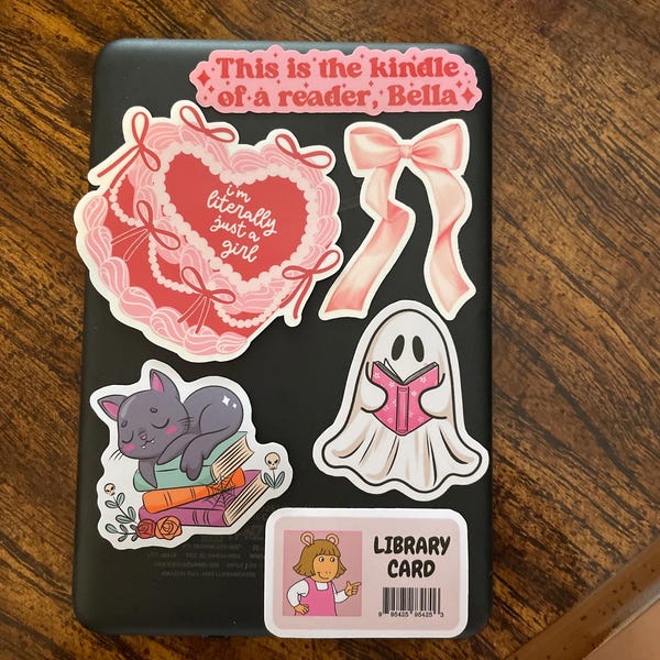 I’m Literally Just A Girl Sticker, Trendy Heart Cake, Coquette Cake Art ...