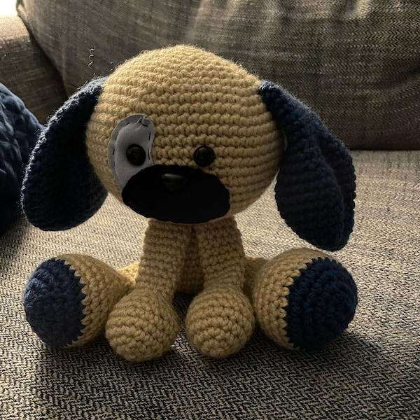 Amigurumi Crochet Domino Dog PDF Pattern - Etsy