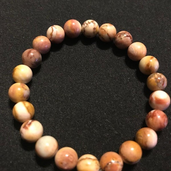 Rare American Natural Hidden Valley Jasper From Idaho USA 6mm 8mm 10mm ...
