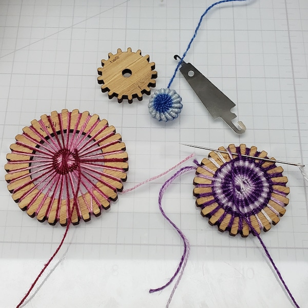 Circle Weaving Looms: Yorkshire Button Making, Set of 3 Prototype ...