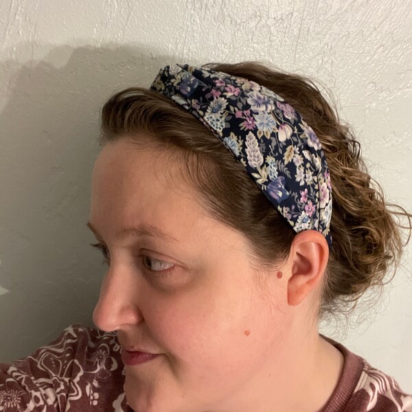 Dark Brown Lace Headband, Christian Veil, Structured Religious Head ...