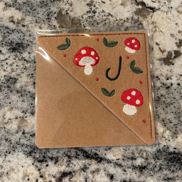 A to Z Letter Bookmark - Personalized Embroidery Felt Bookmarks- Corner ...