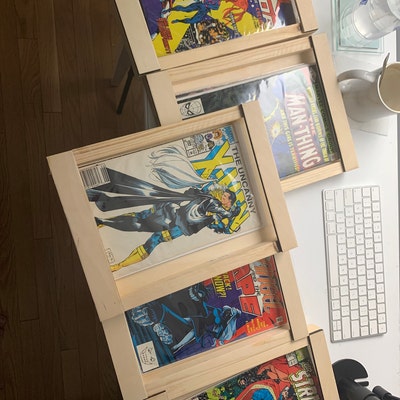 Comic Book Display Frame 5 Pack for Graded Slabs, Solid Black, Fits All ...