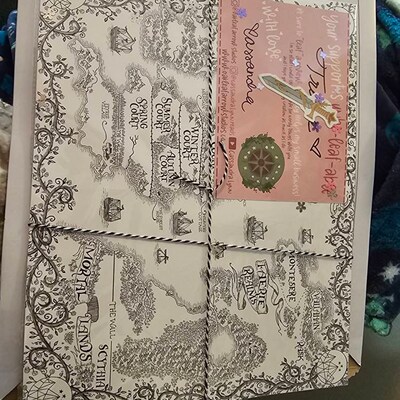 The Cruel Prince Map Print Hand Drawn Art Print - Etsy