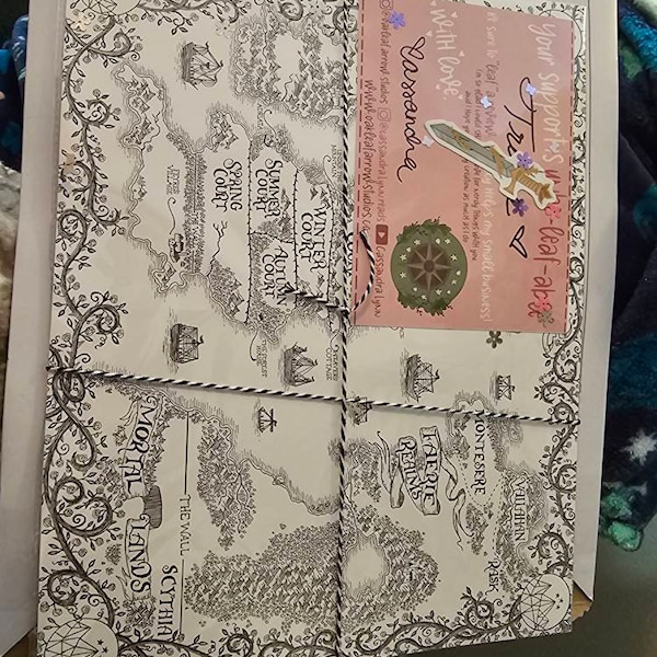 The Cruel Prince Map Print | Hand Drawn Art Print - Etsy