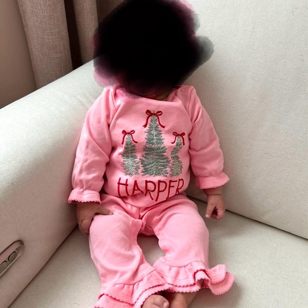 Monogrammed Pajamas, Girls Personalize Pajamas, Boys Monogram Pajamas ...