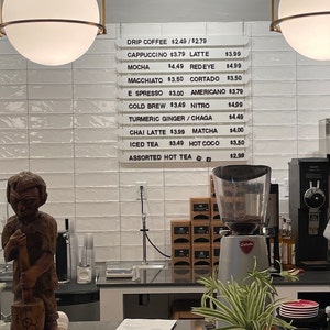 Hanging Menu Sign, Magnet Letter Board Cafe Wall Menu, Hanging Cafe ...