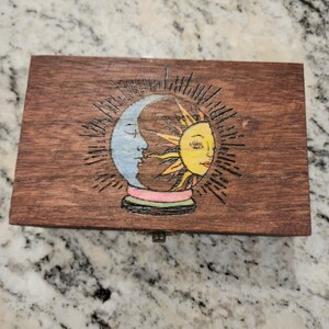 Mountain Moon Tray Wooden Serving Tray Pyrography Art - Etsy