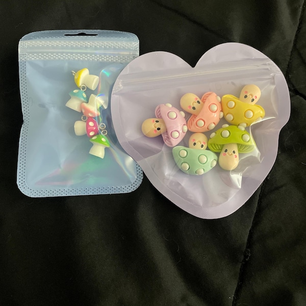 5pcs Assorted Kawaii Bright Pastel Bears - Glossy Resin Flatback ...