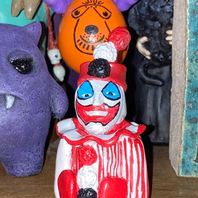 Labyrinth, Cannonball Goblin, Polymer Clay Sculpture, Small Figurine ...