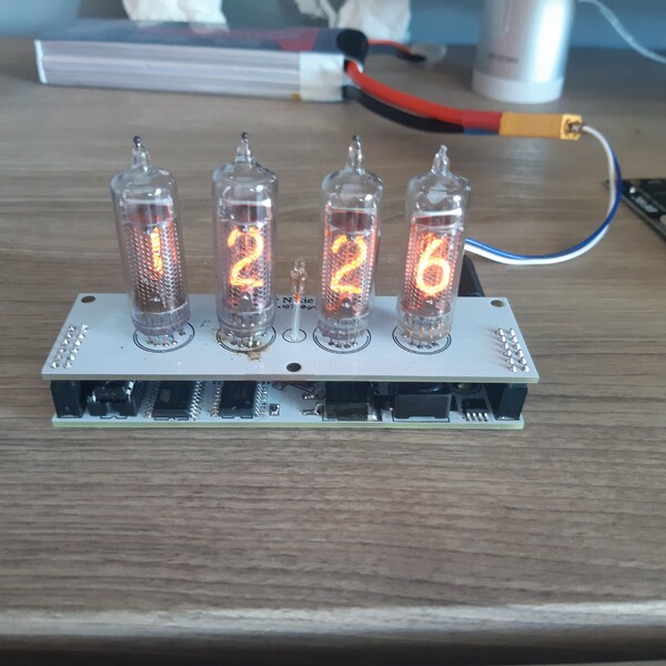 Nixie Tube Clock Kit 2.3 With IN-12 Tubes in Wood Box - Etsy