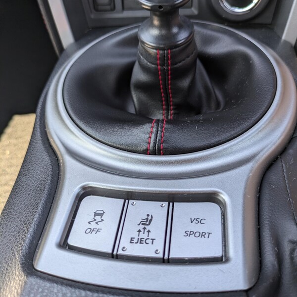 Eject Blank Button Decal Sticker for Scion FRS, Subaru BRZ, Toyota 86 ...